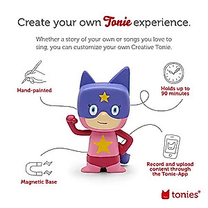 Tonies Superhero Creative Audio Character - Pink/Purple