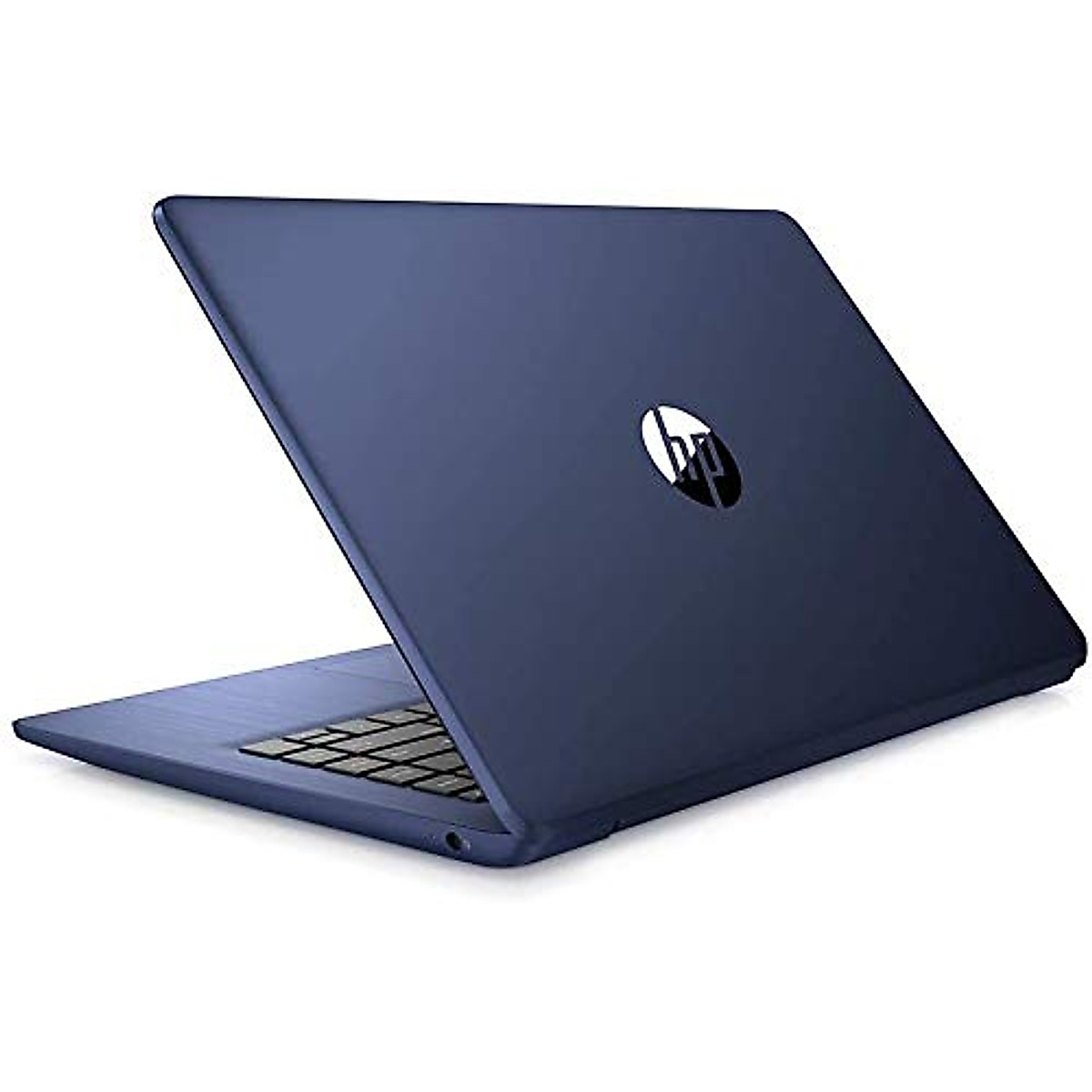 HP 2021 Newest Stream 14in HD SVA Laptop Computer, Intel Celeron N4000 Processor, 4GB RAM, 128GB Space(64GB eMMC+64GB MSD), Office 365, HDMI, Bluetooth, Windows 10, Blue, AllyFlex MP, Online Class