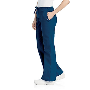 Landau Essentials Relaxed Fit 2-Pocket Scrub Pants for Women 8335