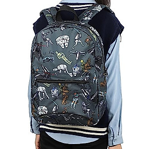 Bioworld Star Wars Multi Character AOP Adult 17" Laptop Backpack