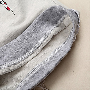 Kids Tales Little Girl's Long Sleeve Cartoon Pullover Shirt and Jeans Pants Outfit Set Cute Graphic Sweatshirt