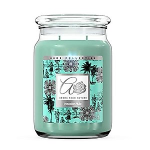 Aroma From Nature Hawaiian Hula 20 oz Home Collection Scented Candle - 1 Pack - Aromatherapy Candles - Home Fragrance - Apothecary Glass with Double Wick