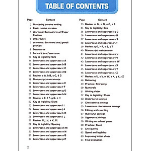 Essential Learning Products Zaner-Bloser Simplified Method Handwriting Skills Grade 5 Mastering Cursive (0229)