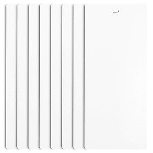 PVC Vertical Blind Replacement Slat 82 1/2 X 3 1/2 (8 Pack, WHITE)