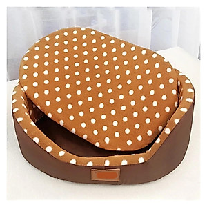 ITOMEN Pet Bed Dog Bed Mat Suit Soft Sofa Kennel Puppy Breathable Durable Blanket Cushion Small Medium Comfort (Color : Mat, Size : S 38x29x13cm)