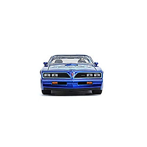 Jada Toys Hollywood Rides It Chapter Two Pennywise & Henry Bower's Pontiac Firebird, 1: 24 Blue Die-Cast Vehicle with 2.75" Die-Cast Figure