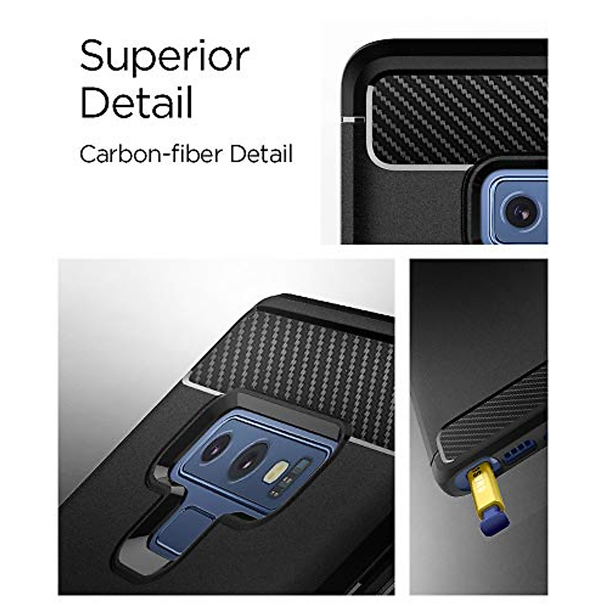 Spigen Rugged Armor Designed for Galaxy Note 9 Case (2018) - Matte Black