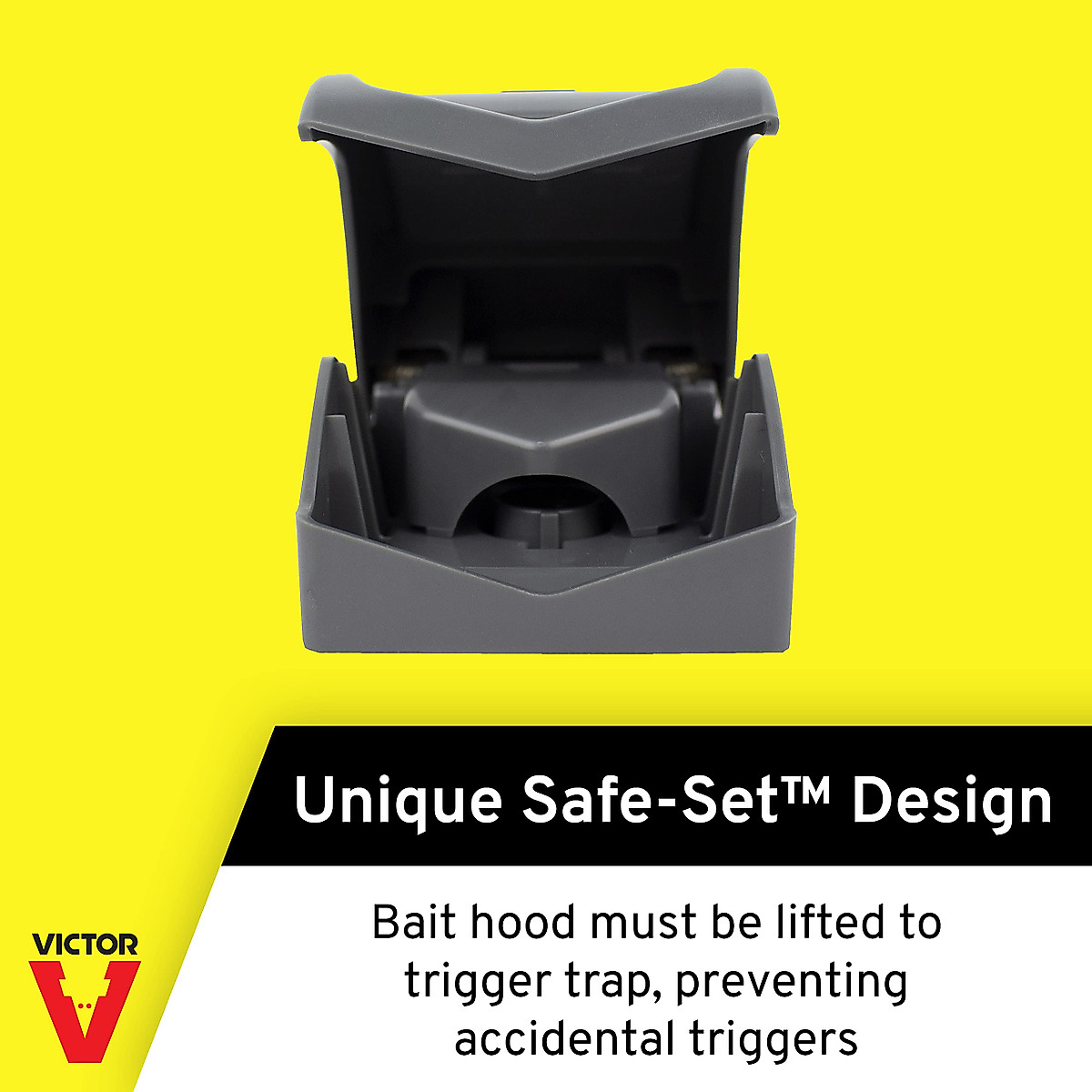 Victor M070-6SR Easy and Safe-Set Power Kill Mouse Trap Quick and Clean Rodent Disposal - 6 Reusable Mouse Traps