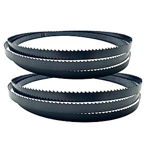FOXBC 62 Inch x 1/2 Inch x 14 TPI Bandsaw Blades for Ryobi, Wen, Grizzly, Skil, Craftsman, Powertec 9" Bandsaw - 2 Pack