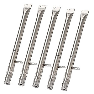 YIHAM KB888 Grill Burner Tubes for Members Mark 5 Burner GR2210601-MM-00 Replacement Parts SAMS Club Rankam Grill Parts 17 1/2 inch Set of 5