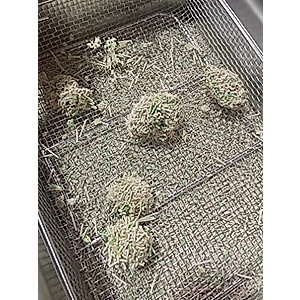 KUNWU SUS304 Stainless Steel Mesh Net Strainer Grill Basket for Medium Cat Litter Box, Rinse, Fry, Steam or Cook Vegetables & Pasta,Easy Clean Durable Net 17.5"x13.5"x3"