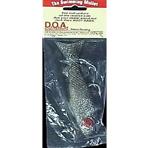 DOA SM-336 Swimming Mullet, 1-1/4-Ounce, Sil Glitter/Black