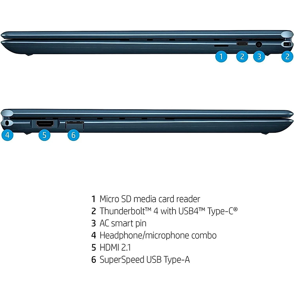 2022 HP Spectre x360 16" 3K+ (3072 x 1920) 2-in-1 Touchscreen (Intel 14-Core i7-12700H, 16GB RAM, 2TB PCle SSD, Stylus) Convertible Laptop, Fingerprint, Backlit, 2 x Thunderbolt 4, Windows 11 Home