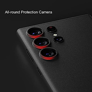 Memumi Ultra Slim Samsung Galaxy S23 Ultra Case, 0.3mm Matte Hard Back Cover, Minimalist Design - Matte Black