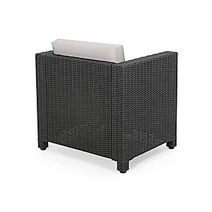 Christopher Knight Home 311164 Outdoor Conversation Sets, Dark Gray + Gray