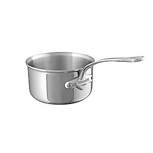 Mauviel M Cook 18CM CAST SS HDL 2.6MM M'cook Saucepan, 18", Stainless Steel