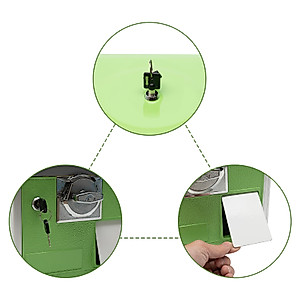 CNCEST Vending Machine, 20.87" Height Candy Gumball Machine, Huge Load Capacity Gumball Bank, Candy Vending Machine for 1.77-1.97in Gadgets, for Game Stores and Retail Stores (Green)