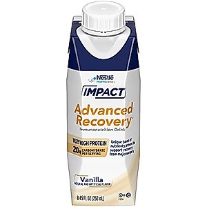 Impact Advanced Recovery, Vanilla, 8.45 Fl Oz, pack of 10