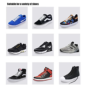 Handshop Flat Shoelaces 5/16" - Shoe Laces Replacements For Sneakers and Athletic Shoes Boots Red 160cm