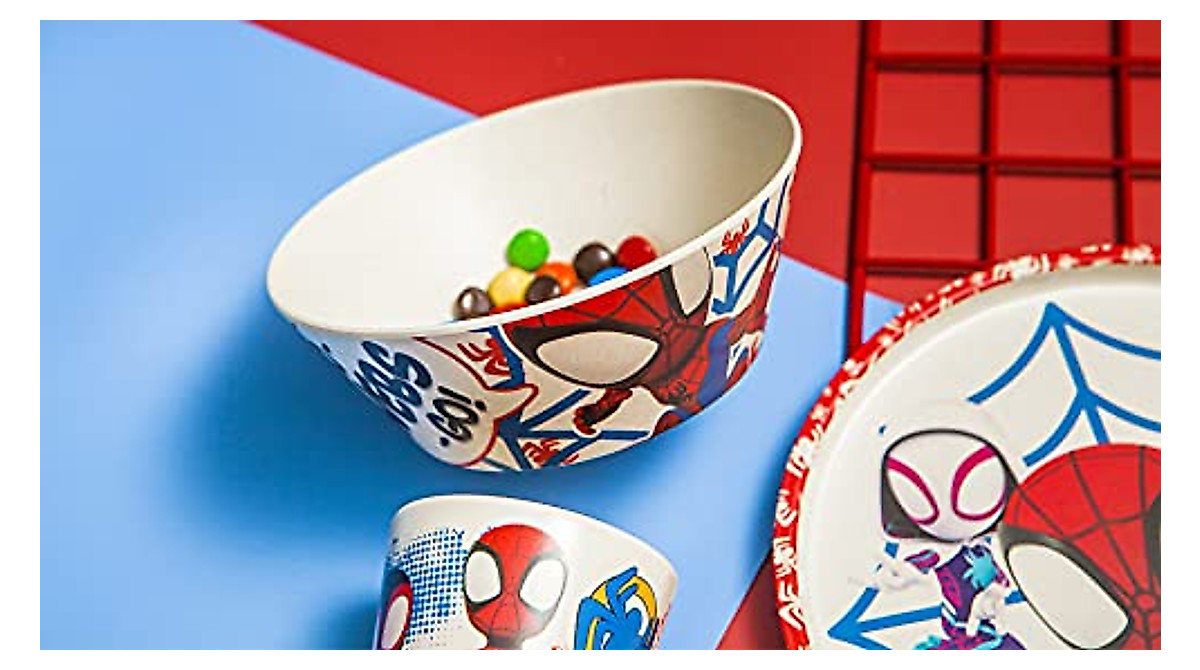 Marvel Spider-Man Dinnerware Set for Kids - Fun & Durable