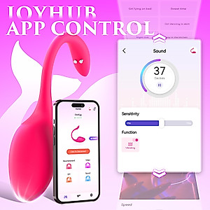 Sex Toys Vibrator for Women Men-Wearable Panty Dildo Vibrators with 9 Vibrations, G spot Clitoral Anal Vibrators, Rose Sex Toy for Women Couples, Rechargeable APP Remote Control Adult Toys