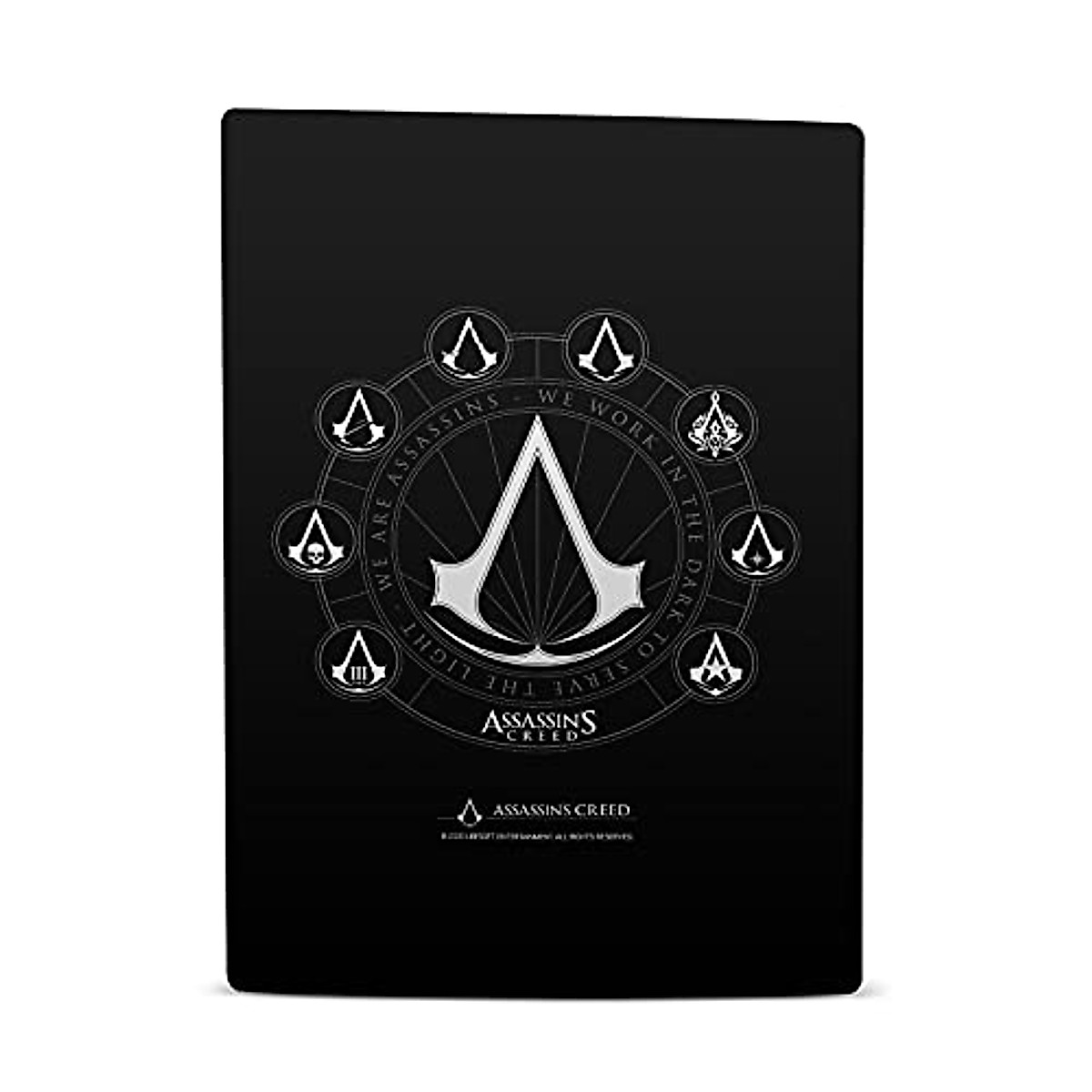 Head Case Designs Officially Licensed Assassin's Creed Crests Legacy Logo Vinyl Faceplate Sticker Gaming Skin Decal Compatible with Sony Playstation 5 PS5 Digital Console and DualSense Controller