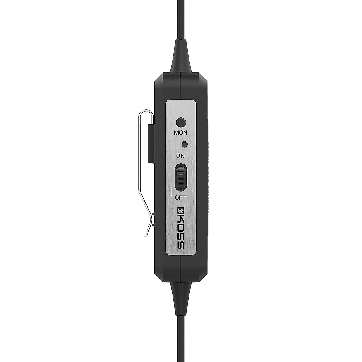 Koss QZ Buds in-Ear Active Noise Cancelling Earbuds, in-Line Microphone and Touch Remote Control, Monitor Mode, Carry Case Included, Wired with 3.5mm Plug, Black