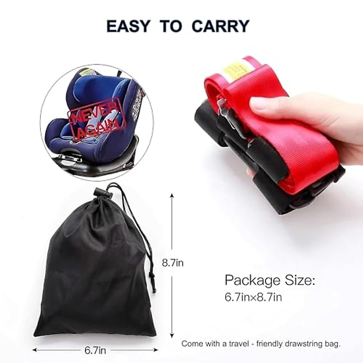 ROSROSE Child Airplane Safety Travel Harness, Airplane Travel Accessories for Kid Toddler, Child Aviation Flight Seat Device, Safety Restraint System Keep Your Child Safe (Not Suitable for Vehicles)