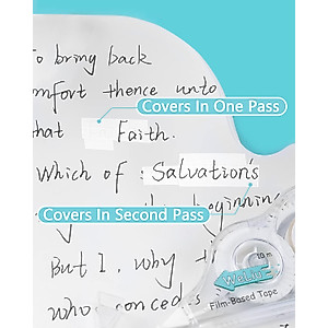 WeLiu Correction Tape,White,16 count