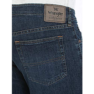 Wrangler Authentics Men's Comfort Flex Waist Relaxed Fit Jean Carbon 44W x 32L