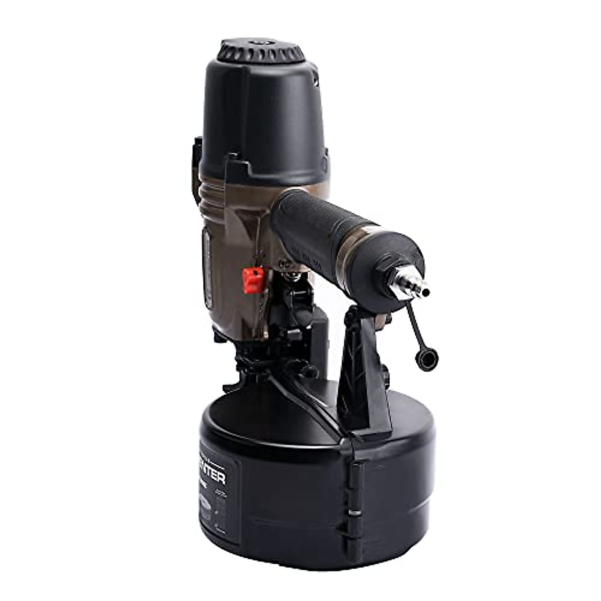Carpenter Air Tools CCN65Z 0 Degree 1-1/2″ to 2-1/2″ Pneumatic Coil Siding Nailer with Tool-less Depth Adjustment, Drives plastic collated nails.