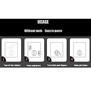 Qinwuwu XXHong 8PCS 2-6mm Sturdy PU Viscose Trackless Clasp Transparent Frosted Shelf Clasp Fittings Perforation-Free Clasp Hook Stick Hooks on Shelves (A 3-6mm Transparent Sticky Hook)