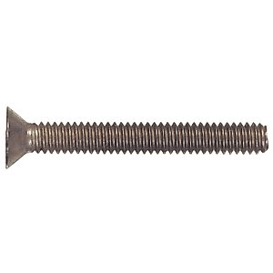 Hillman 3713 0-80 x 1/4 in. Stainless Steel Flat Head Phillips Machine Screw (50-Pack)