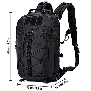 Ancrina 30L Military Tactical Backpack Small Sports Running Lightweight Backpack Waterproof Hiking Daypack for Camping, Cycling and Traveling
