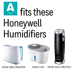 Honeywell HAC-504 Series Humidifier Replacement, Filter A - 2 Filters (Updated Version) Bundled with.