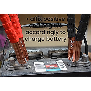 Hot Max 27207 200 Amp Copper Plated Battery Charger Clamps