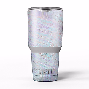 Design Skinz Slate Marble Surface V35 - Skin Decal Vinyl Wrap Kit Compatible with The Yeti Rambler Cooler Tumbler Cups