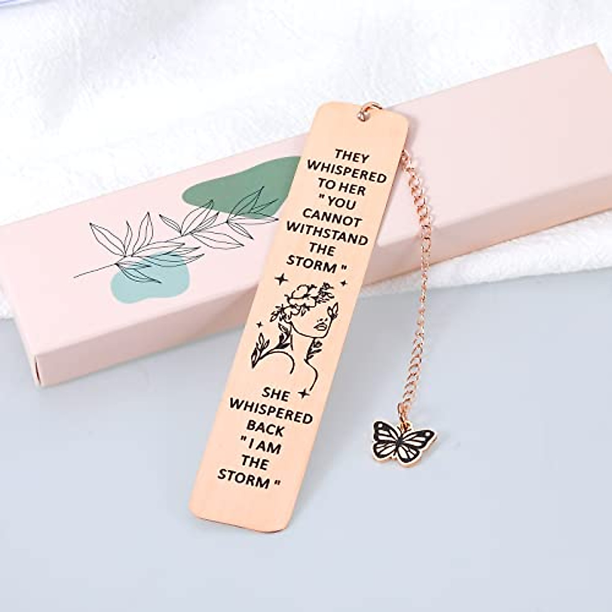 Inspirational Bookmarks for Women Graduation Gifts for Her Female Coworker Friends Nurse Student Bookmark for Teen Kid Girls Daughter Sister Birthday Valentines Day Reading Gifts for Book Lover Reader