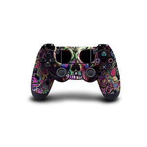 FOTTCZ [3PCS] Whole Body Vinyl Sticker Decal Cover Skin for PS4 Controller - 3pcs. Comb C