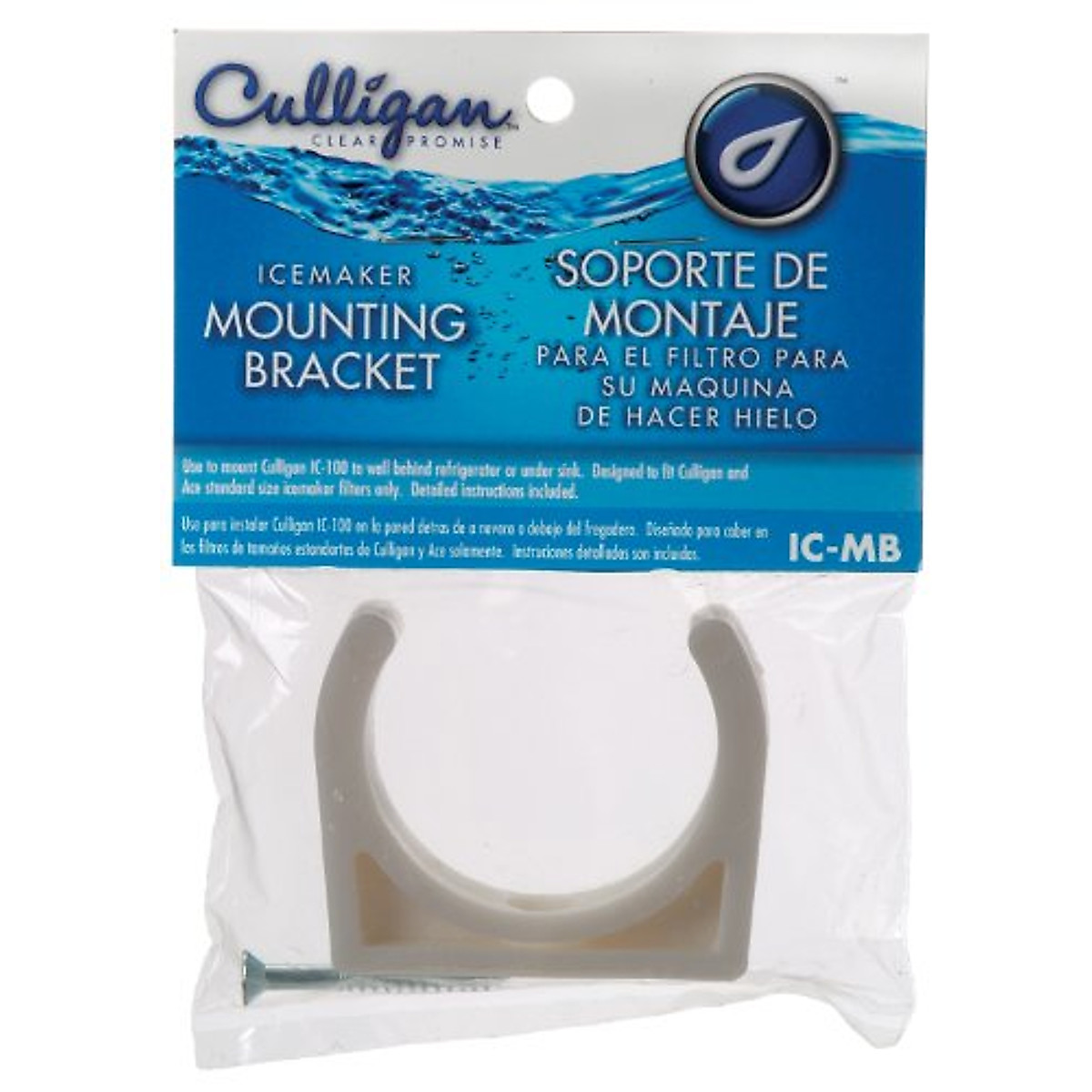 Culligan IC-MB Inline Filter Mounting Bracket, Beige