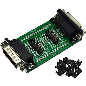 CZH-Labs Combo Package D'sub DB9 DB15 DB25 DB37 Diagnostic Test Breakout Boards.