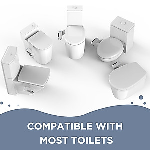 Bidet Attachment for Toilet, Toilet Bowls, Dual Nozzles Adjustable Water Pressure Bidets for Existing Toilets