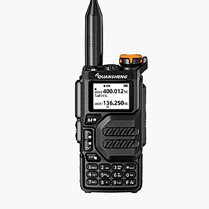 UV-K5 Dual Band Radio 5 Watt Output Portable Two-Way Radio with NOAA Weather Alert Walkie Talki FM (1pc)
