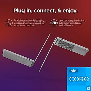 Lenovo 2023 Newest IdeaPad 3 Laptop, 14" FHD Display, Intel Core i3-1115G4(Beat i5-1035G4), 8GB RAM | 128GB SSD, Intel UHD Graphics Platinum, Webcam, HDMI, WiFi, Windows 11 in S Mode, Grey