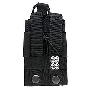 LefRight Multi Purpose MOLLE Compact Utility Gadget Phone Belt Holder Pouch Small with Carabiner