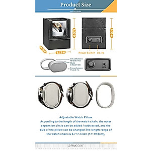 FRUCASE Watch Winder for Automatic Watches Watch Box Automatic Winder Japanese Motor with Battery Option