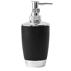 KVSERT 4Pcs/Set Bathroom Suit Set Bathing Accessories Includes Soap Box Cup Toothbrush Holder Soap Dispenser Soap Set Black