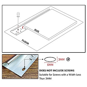 Floor Transition Strip for Gap, Black Floor Transition Strip Carpet to Vinyl, Flooring Reducer Edge Trim Carpet to Wood, Carpet Threshold Transition Strip for Tile, Long 30 40 50 60 Inch ( Size : Leng