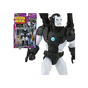 Marvel Legends Series War Machine 6-inch Action Figure Iron Man Toy, 6 Accessories, Multicolored, F3448