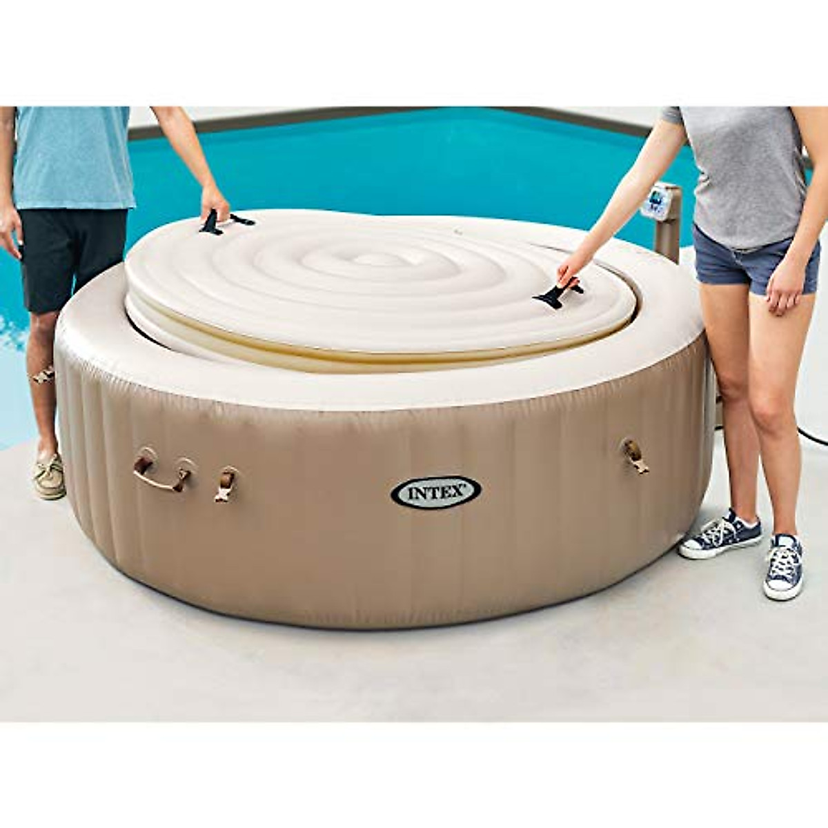 Intex PureSpa Deluxe Cover, for 4-person/77in Round PureSpa